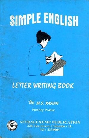 Simple English: Letter Writing Book - நூலகம்